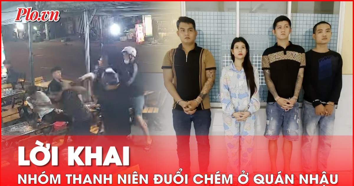 Video: Lời khai của nhóm thanh niên cầm hung khí đuổi chém người tại ...