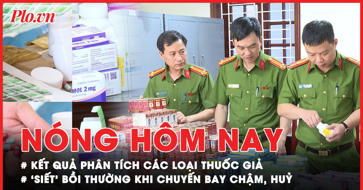 Nóng hôm nay: Kết quả phân tích các loại thuốc giả ở Thanh Hóa | Báo ...