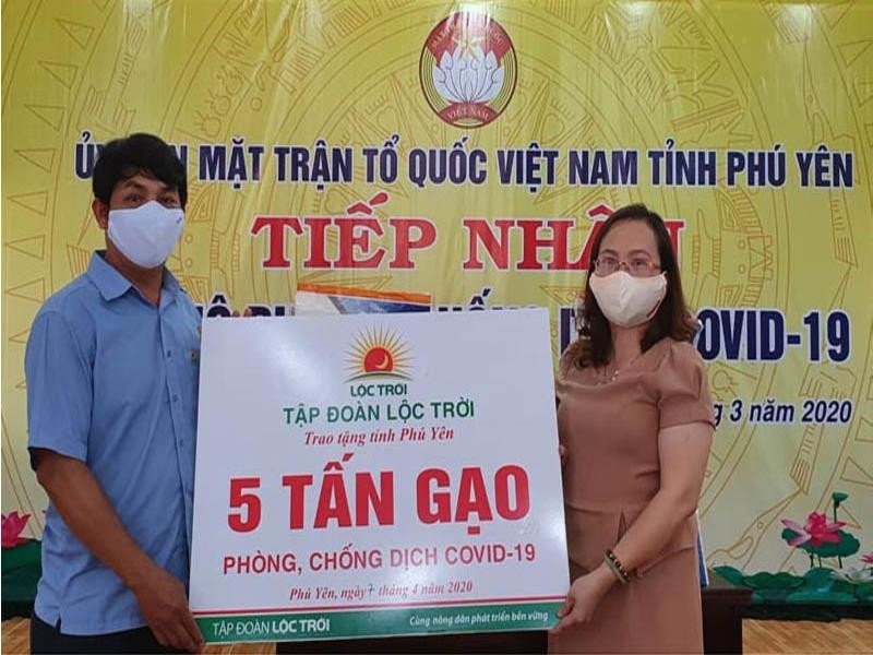 Tập đoàn Lộc Trời hỗ trợ 137 tấn gạo cho các khu cách ly | Báo Pháp ...