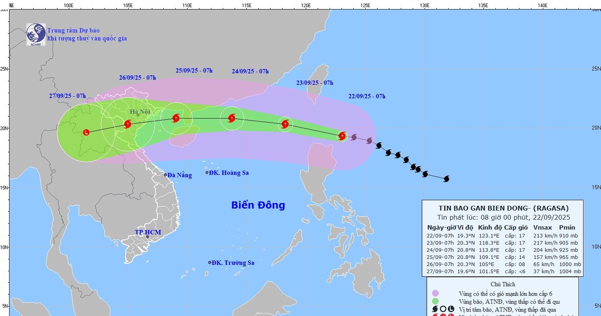 Siêu bão RAGASA ảnh hưởng đến TP.HCM thế nào? | Báo Pháp Luật TP. Hồ Chí Minh