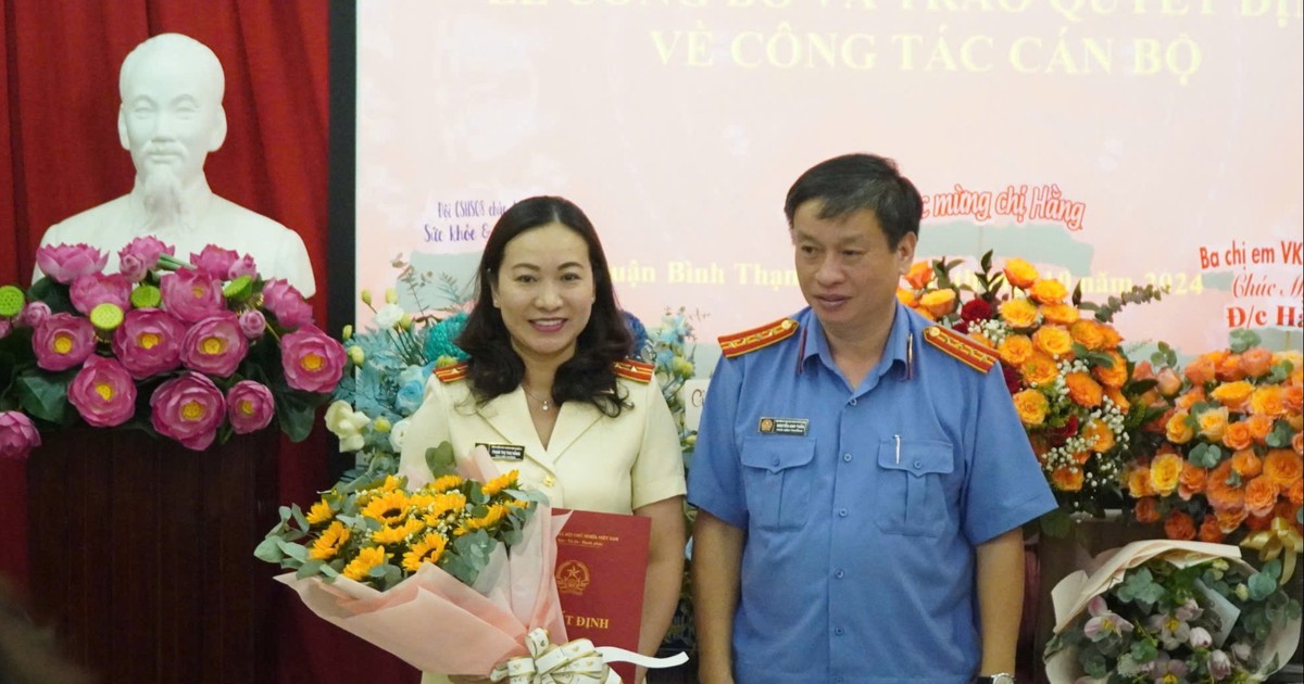 VKSND quận Bình Thạnh có tân Phó viện trưởng | Báo Pháp Luật TP. Hồ Chí Minh