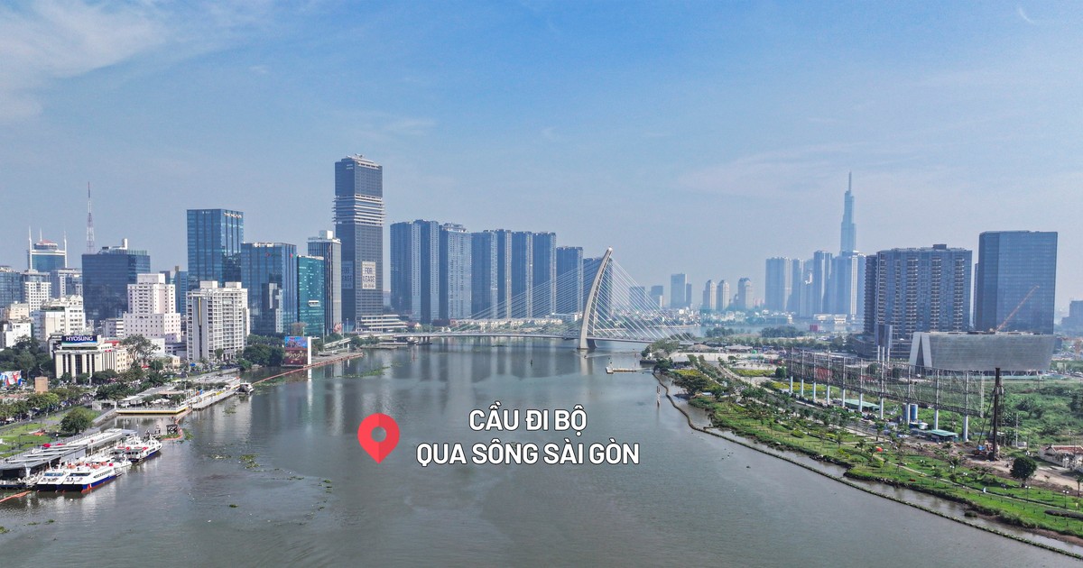 Cận cảnh khu vực sắp xây cầu đi bộ 1.000 tỷ bắc qua sông Sài Gòn | Báo ...