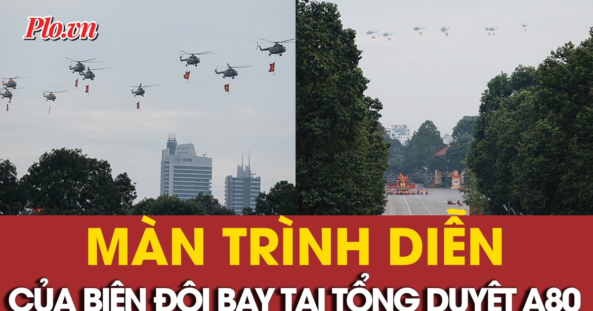 Những hình ảnh tuyệt đẹp của biên đội bay tại buổi Tổng duyệt A80 | Báo ...