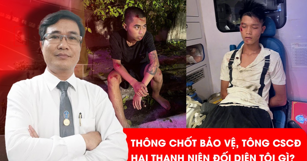 Hai thanh niên thông chốt bảo vệ, tông trọng thương CSCĐ làm nhiệm vụ ...