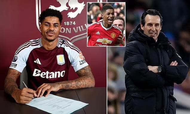 Chi tiết hợp đồng của chân sút Marcus Rashford khi về Aston Villa | Báo ...