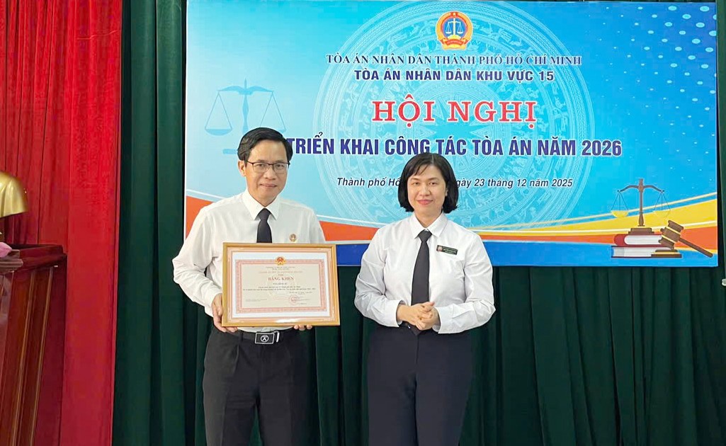 Tỉ lệ giải quyết án hình sự, hành chính của TAND Khu vực 15 - TP.HCM ...
