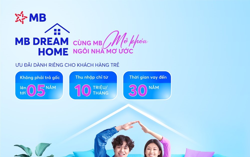 MB tung gói vay mua nhà miễn trả gốc trong 5 năm đầu – hàng trăm bạn ...