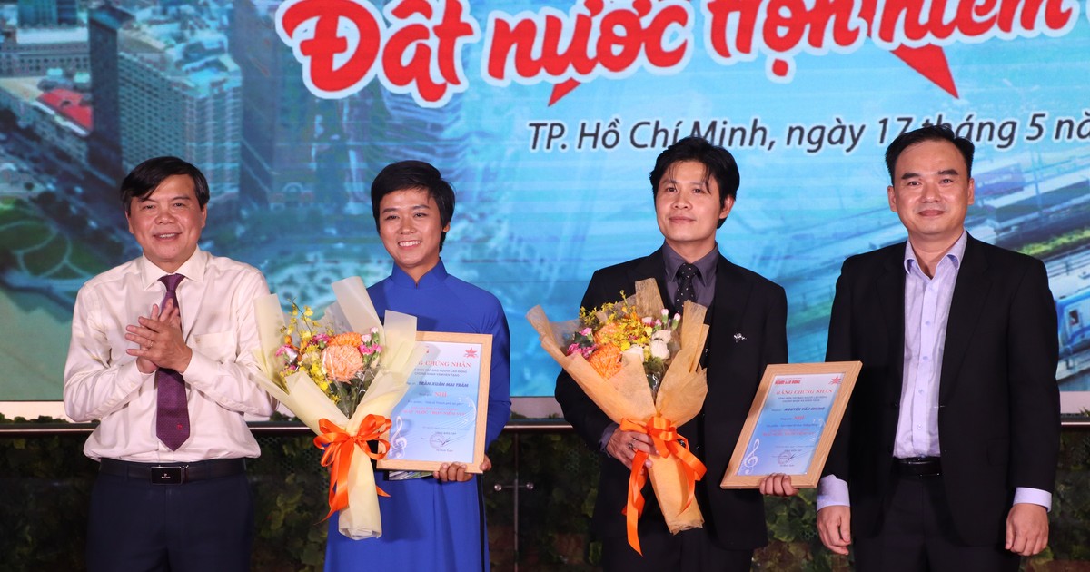 Trao giải cuộc vận động sáng tác ca khúc chủ đề 'Đất nước trọn niềm vui ...