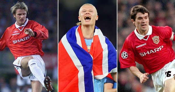 Đội hình tiêu biểu MU 1999 và Man City 2023: Tỉ số 8-3